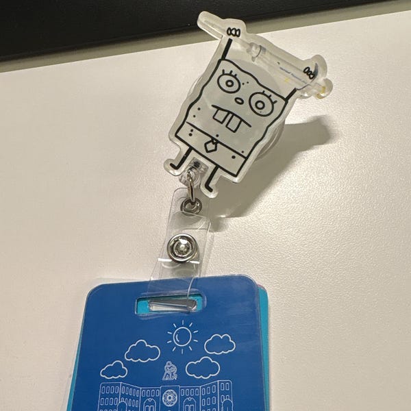 Doodle Bob Oxygen Tank-medical Badge Reel, Respiratory Therapist, RN ...