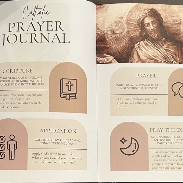 NEW Catholic Prayer Journal | Virgin Mary and Jesus Christ Icons ...