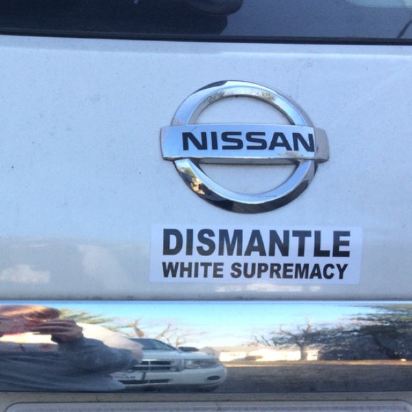 Dismantle White Supremacy Bumper Sticker - Etsy