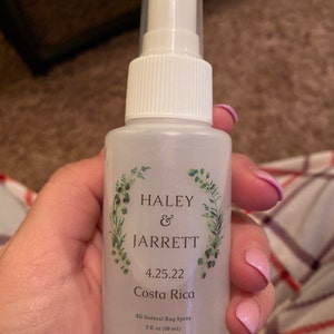 Bulk 50 Bug Spray Bottles & Labels 48 Templates Be Smitten Not Bitten ...