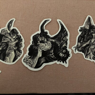 Umbra Mortis Love Vinyl Sticker - Etsy