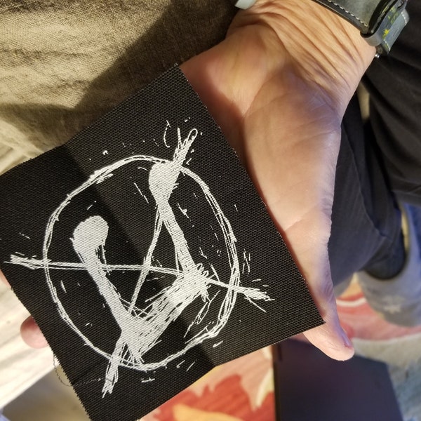 Grindcore Anti-music Patch - Screen Printed Punk Metal Grindcore Patch ...