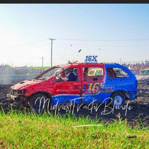 Demolition Derby Car Sign Derby Sign Demolition Derby Mounting Sign ...
