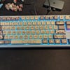 143 Keys Coffee Cat Keycaps Set, Dye-sub PBT Keycap, XDA Profile Custom ...