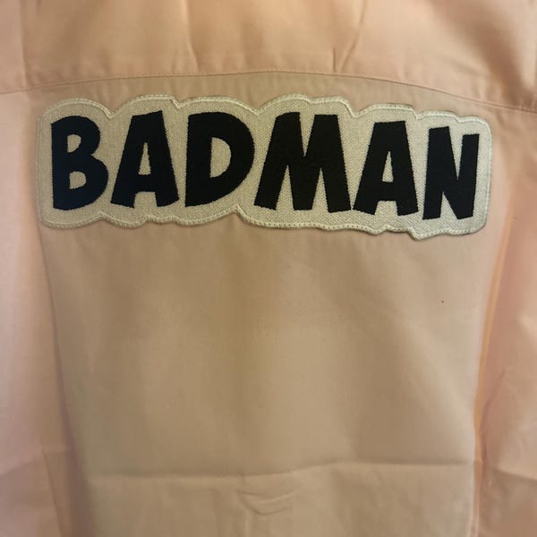 Badman Anime Meme Label Patch - Etsy