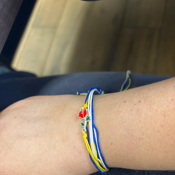 School Bracelets for Class Gift | School Colors String Bracelet | Bulk ...