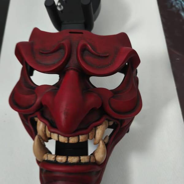 Japanese Tengu Oni Demon Mask STL File for 3D Printing - Cosplay ...