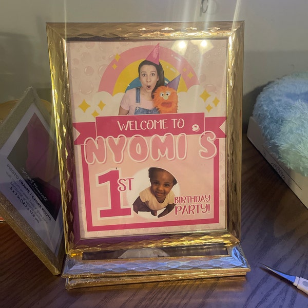 Editable Ms. Rachel Birthday Welcome Sign | Ms. Rachel Party ...