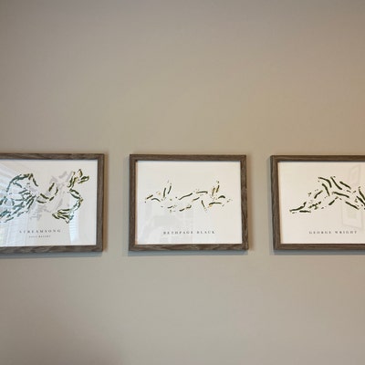 George Wright Golf Course Boston, MA Golf Course Map, Golfer Decor Gift ...