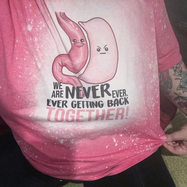 Gastric Sleeve Shirt, Bariatric Bleached Shirt, VSG Shirt, Vertical ...