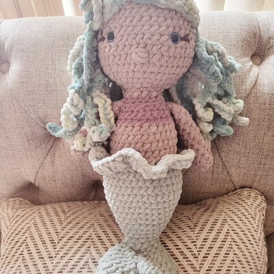 The Original Merbabies Amigurumi Pattern Crochet Merbaby - Etsy