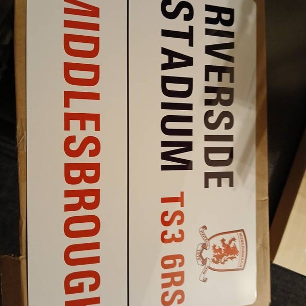 Personalised Football Stadium Sign, Add Your Favourite Team, Wall Decor ...