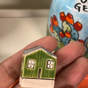 Norway House Forest Cabin Ceramic Little House Tree - Etsy