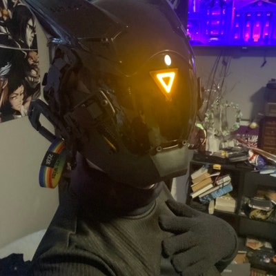 Cyberpunk 2077 Tactical Helmet Samurai Mask Photography Street - Etsy