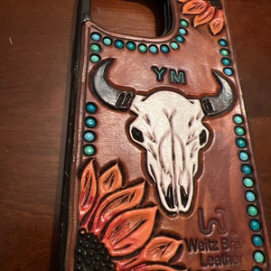 Custom Bullskull Phone Case - Etsy