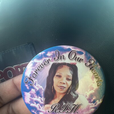 In Loving Memory of Rest in Peace 2 Inch Pin Back Buttons - Etsy