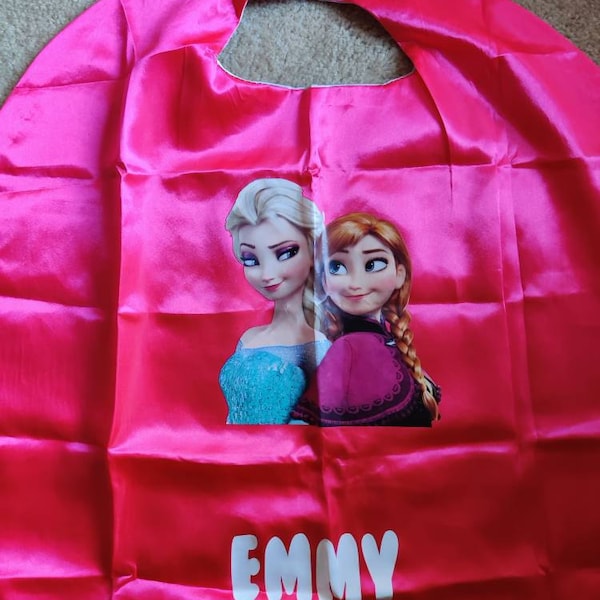 Ready to Ship! PERSONALIZED Kids Frozen Pink Elsa / Anna or Blue Elsa ...