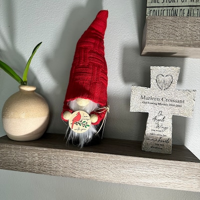 Memorial Gnome, Loss of Loved One Gift, Always With You Cardinal ...