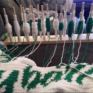 Crochet/knit-yarn Bobbin Holder - Etsy