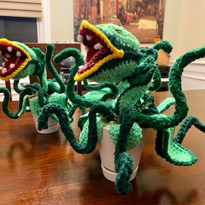 Crochet Audrey 2 Man Eating Plant Photo Tutorial Feed Me Seymour - Etsy