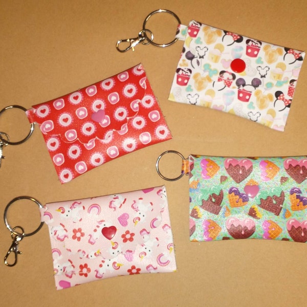 Keychain Coin Purse SVG Bundle, Keyring Coinpurse Template, Clutch ...