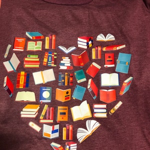 Book Lover Shirt, Book Lover T-shirt, Gift for Librarian, Library Shirt ...
