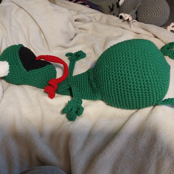 The Original Squashed Frog Door Stopper Amigurumi Instant Download PDF ...