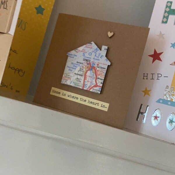 Handmade New Home Card - Etsy UK