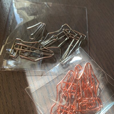 Fountain Pen Nib Paper Clip ROSE GOLD Copper Nib Paper Clip Gold ...