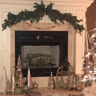 Silver Dollar Eucalyptus Double Strand Faux Greenery Garland - Etsy