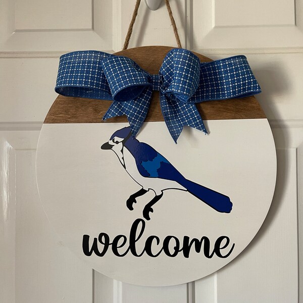 Front Door Hanger | Cardinal | Welcome Sign | Cardinals | Year Round ...