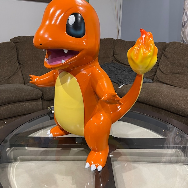 Charmander Life-sized STL 3D Printing Pokemon Files (fan Art), Digital ...