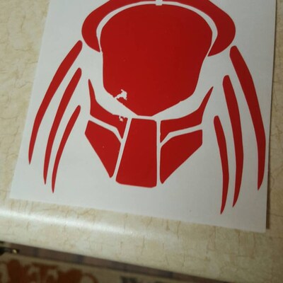 Predator Helmet Vinyl Decal - Etsy
