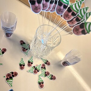 Personalized Face Confetti, Photo Confetti, Face Confetti, Custom Face ...