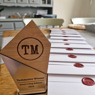 Engraved Trophy Award With Logo & Wording for Schools, Football, Dance ...