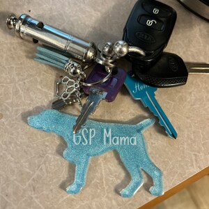 Customizable Show Goat 4H Glitter Keychain, Personalized Goat Keychain ...