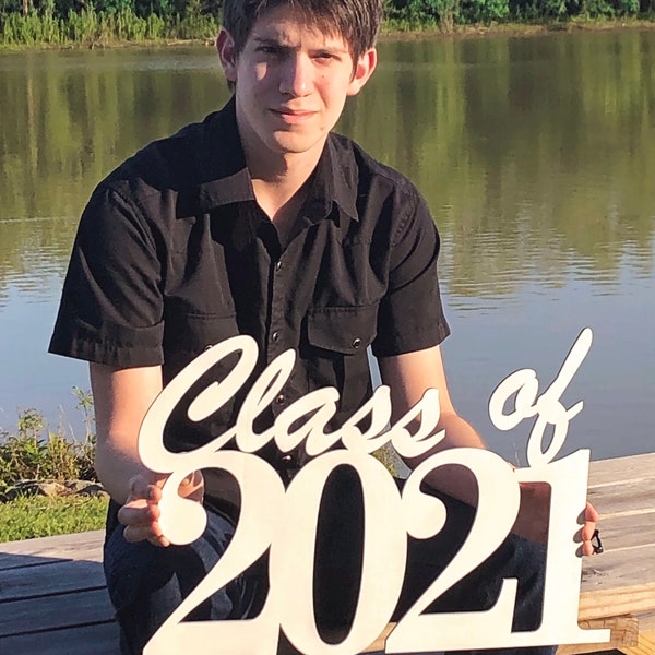 Class of 2022 (any Year) - Wood Cutout Sign - Laser - Photo Booth Prop ...