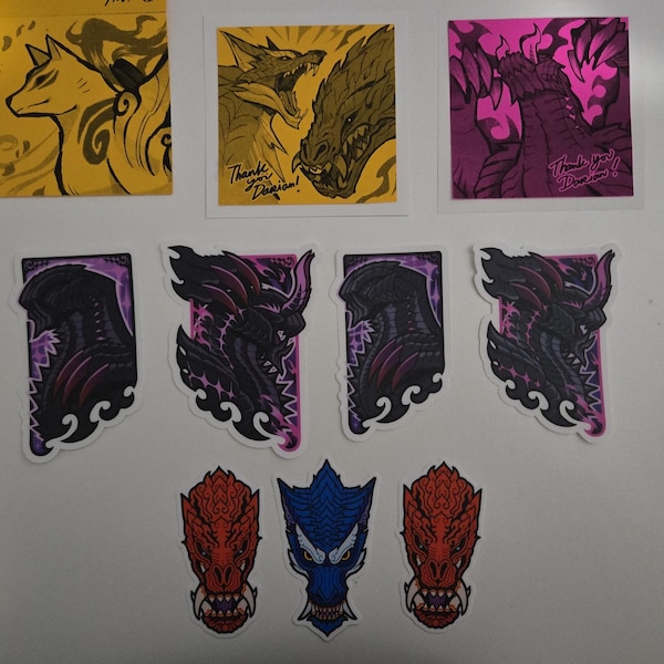 Monhun: Baby Seikret Sticker Bundle - Etsy