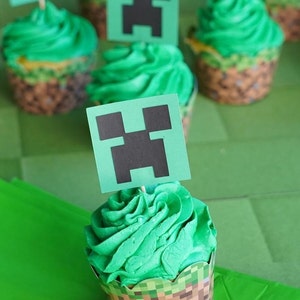 Minecraft Confetti Minecraft Party Decorations Minecraft - Etsy