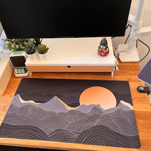 Celestial Desk Mat Moon Phases Mousepad Witchy Mouse Pad - Etsy