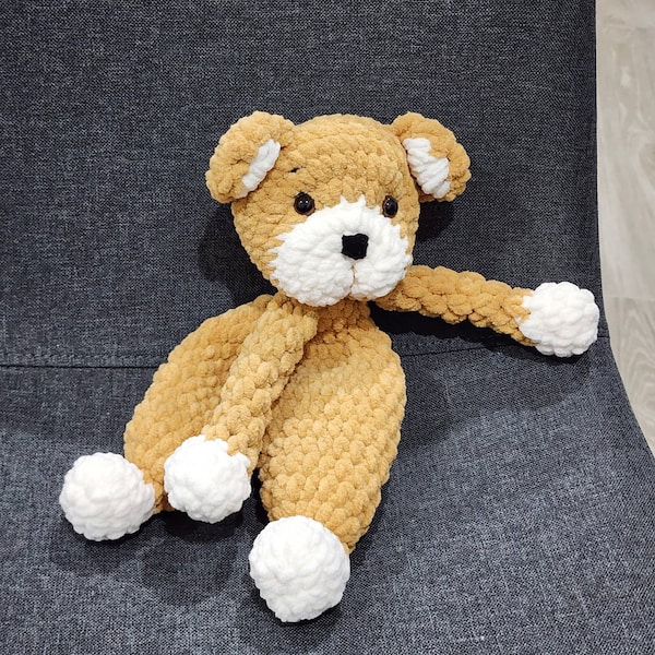 Bear Snuggler Amigurumi , Plushie Snuggler Bear , Crochet Pattern Bear ...