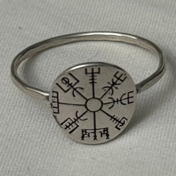 Vegvisir Ring - Icelandic Viking Jewelry - for Women - Viking Compass ...