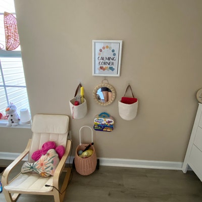 Calming Corner Posters Calm Corner Sign Counselor Office Decor Rainbow ...