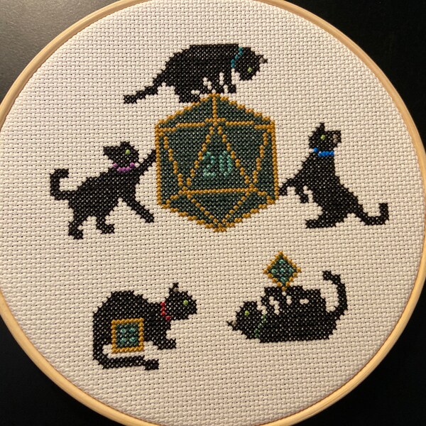 Board Game Meeple Cross Stitch Pattern - Etsy