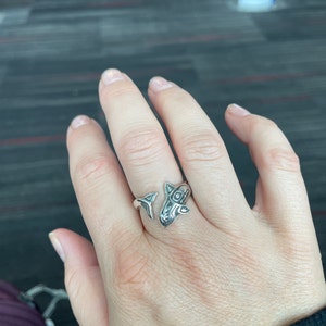 Salmon Rings Fish Ring Northwest Native Haida Salmon Salmon Design ...