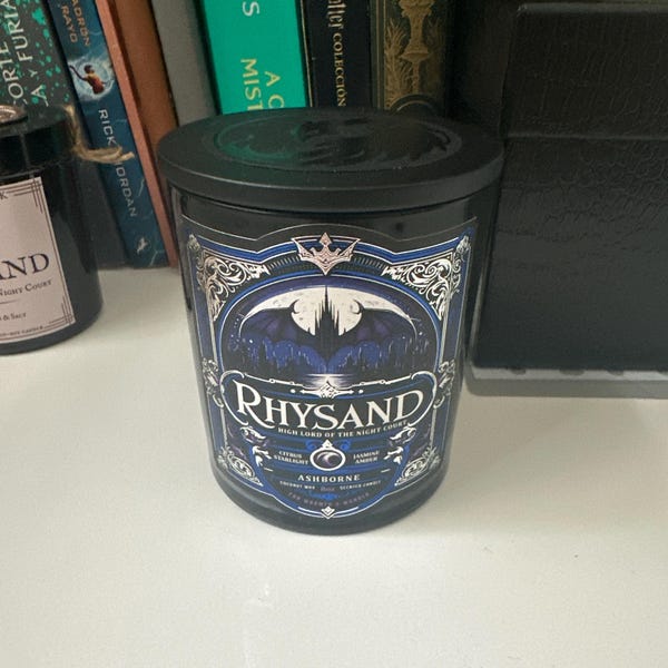 Rhysand - ACOTAR Inspired Scented Candle - Citrus, Jasmine, Sea, Amber ...