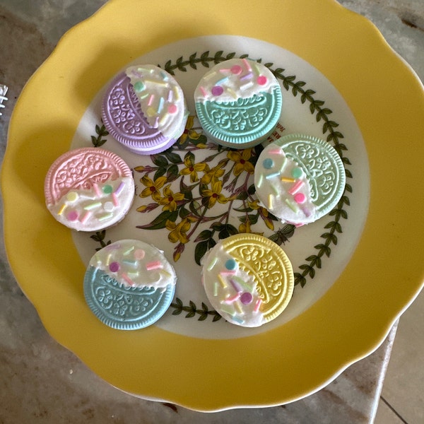 Sets of Fake Cookies, Easter Cookies, Faux Cookies, Tier Tray Decor ...