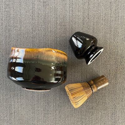 Japanese Handcrafted Kazan Black Matcha Chawan Tea Bowl - Etsy