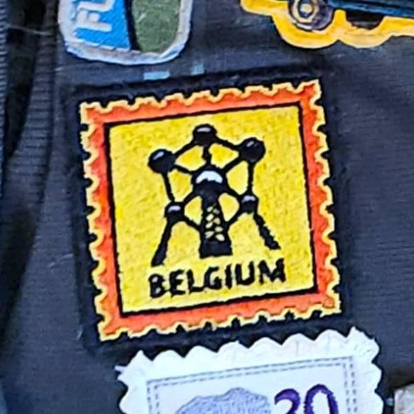 Belgium Travel the Atomium Brussels Multi-color Embroidered Iron-on or ...