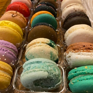Blue Curacao Vegan Macarons Available in 4 & 12 Pack A | Etsy